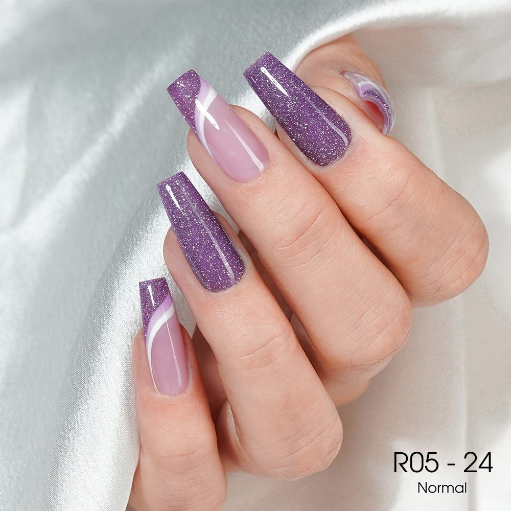 LAVIS Reflective R05 - 24 - Gel Polish 0.5 oz - Neon Lights Reflective