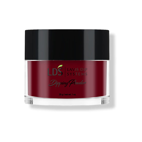 LDS Dipping Powder Nail - 033 Sangria - Red Colors - 1oz