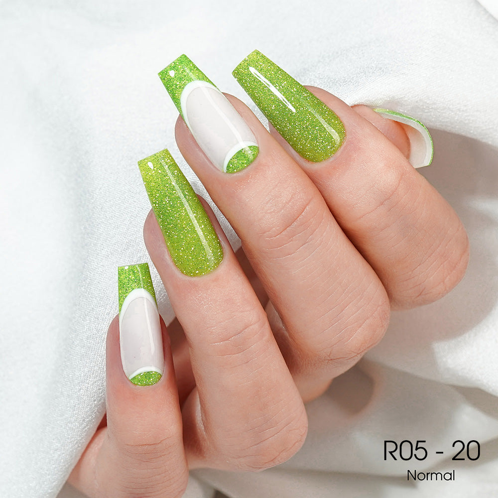 LAVIS Reflective R05 - 20 - Gel Polish 0.5 oz - Neon Lights Reflective ...